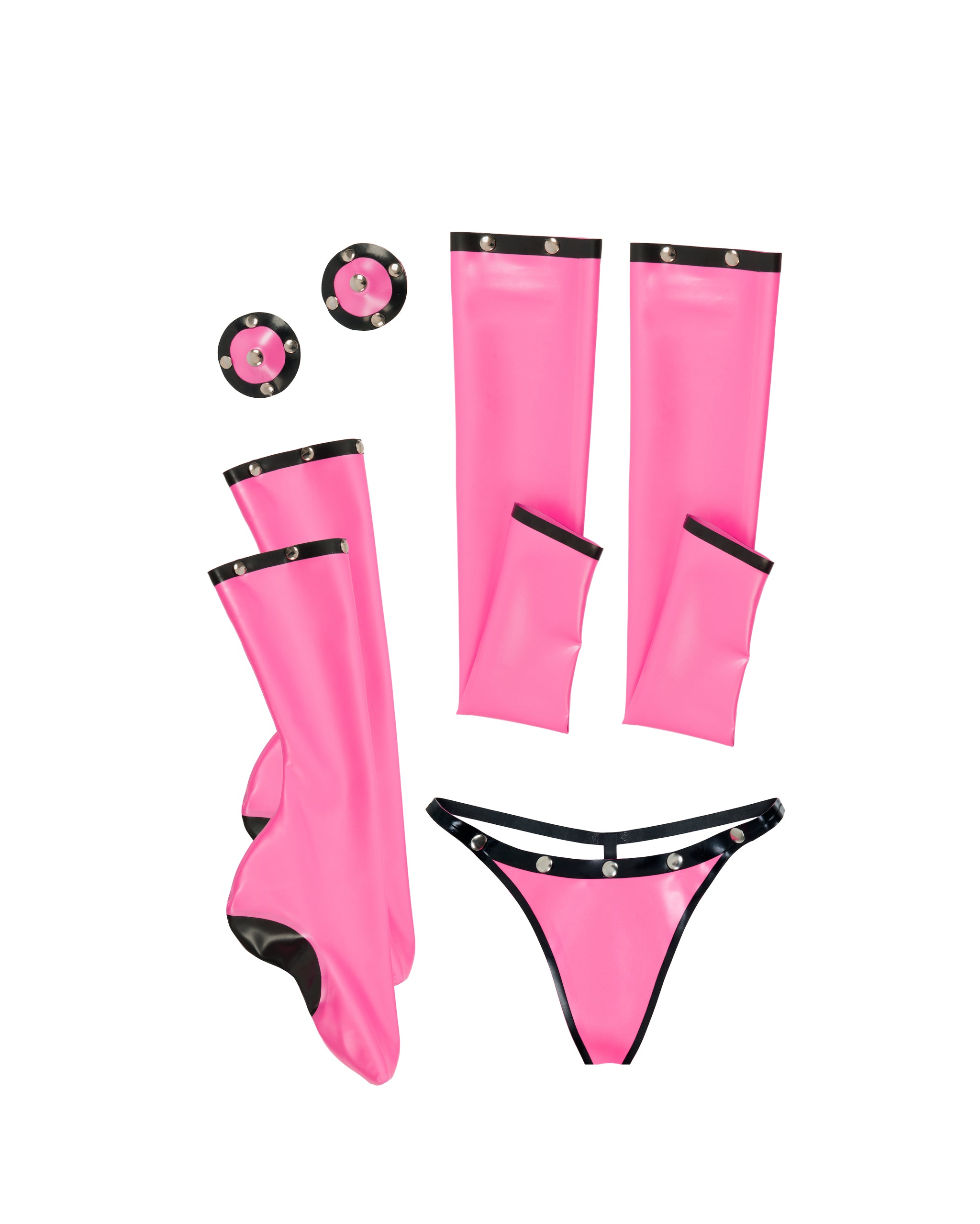 Latex Lingerie Valeria Stud Set – Bondinage Latex